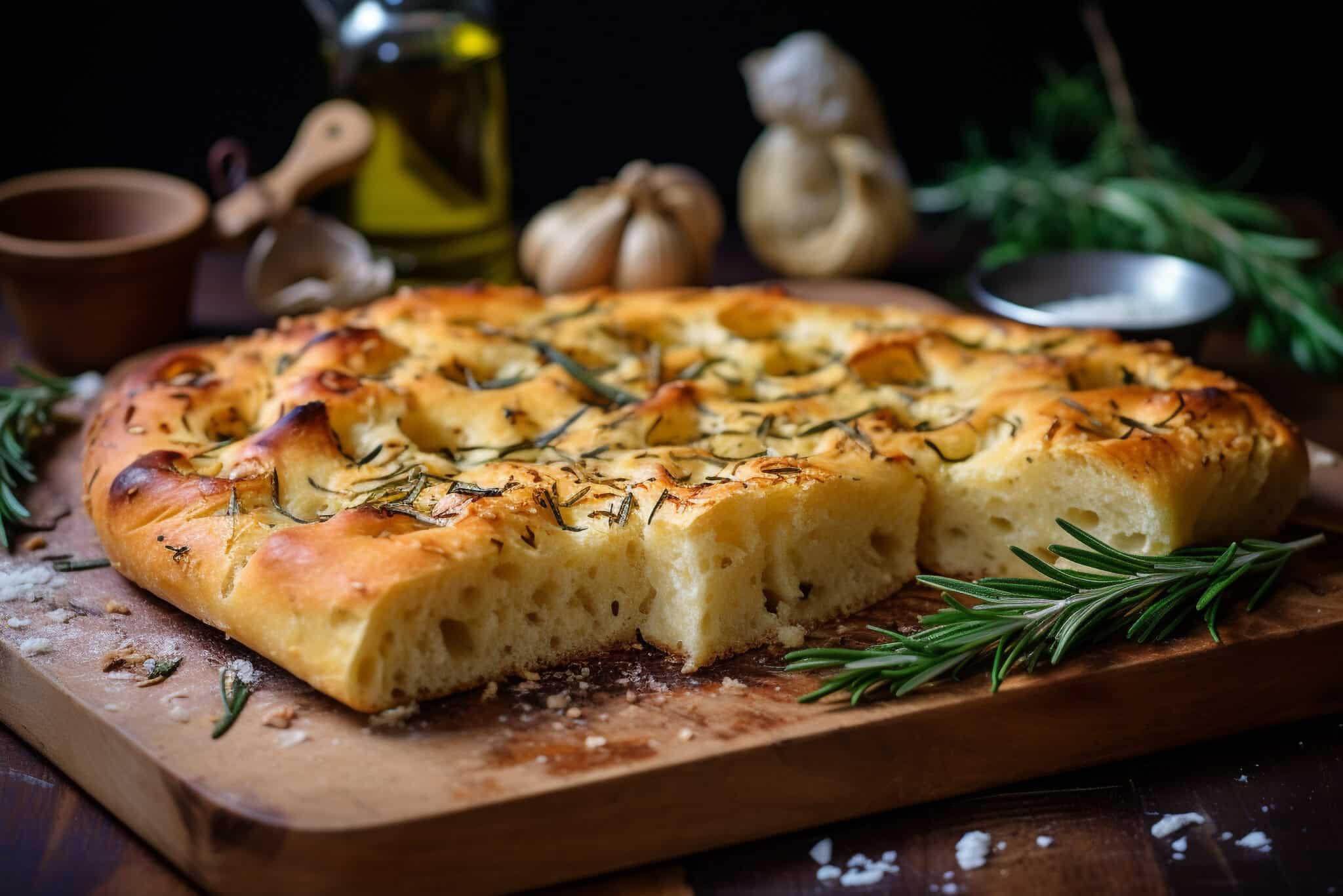 Recette du pain focaccia - Tout sur la Levure